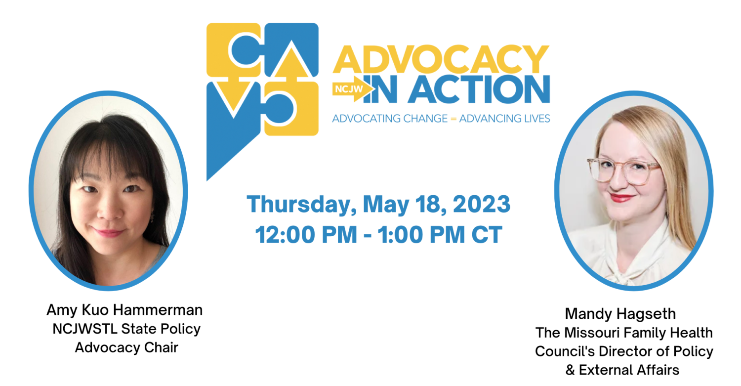 Advocacy in Action: Lunch & Learn - NCJWSTL