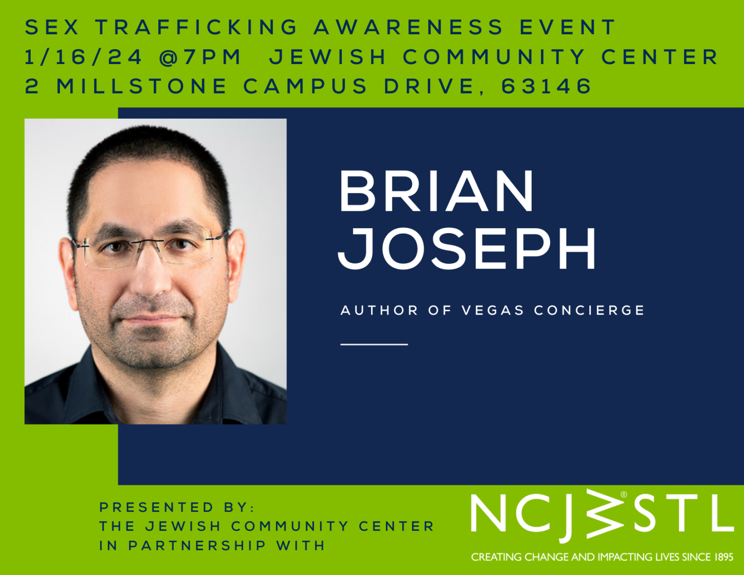 Brian Joseph Sex Trafficking Awareness - National Council of Jewish Women St. Louis
