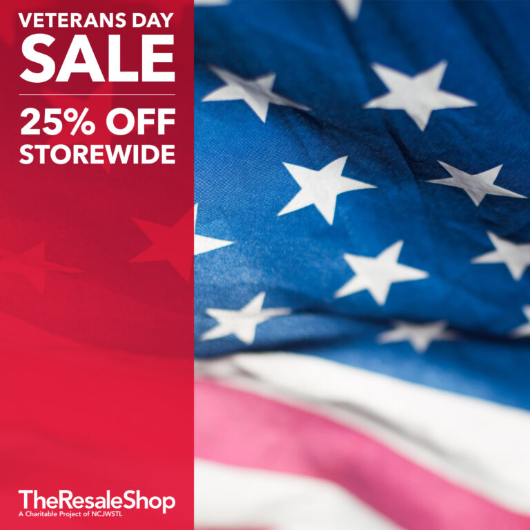 Veterans' Day Sale - National Council of Jewish Women St. Louis